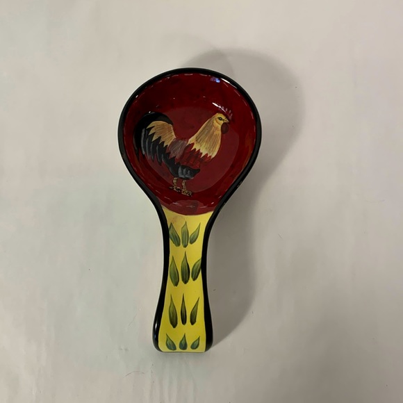 Vintage | Kitchen | Vintage Tuscan Rooster Collection Ceramic Spoon ...